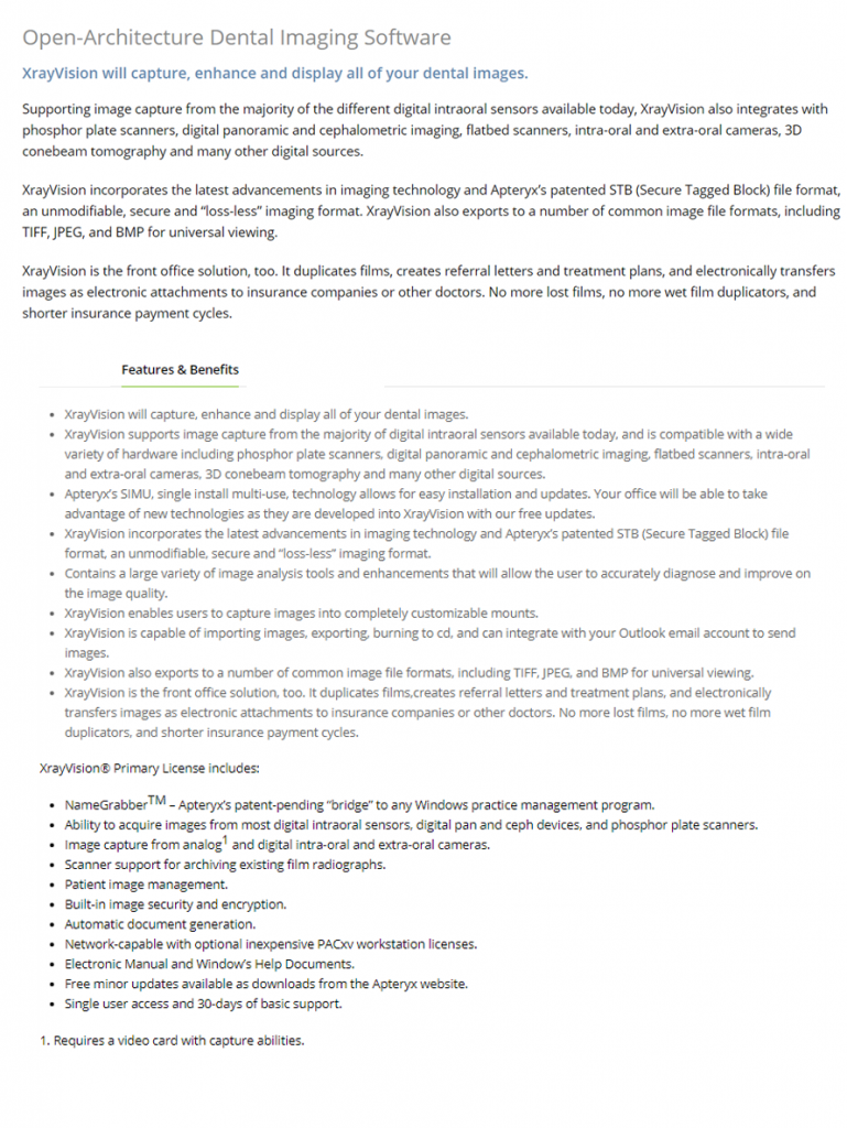 XrayVision 4 – Navtech Practice Solutions